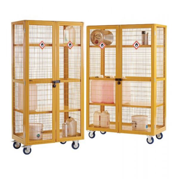 Hazardous Mobile Storage Cages | Direct2U