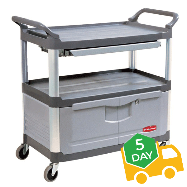 X-Tra Utility Cart with Drawers & Cabinet | Direct2U
